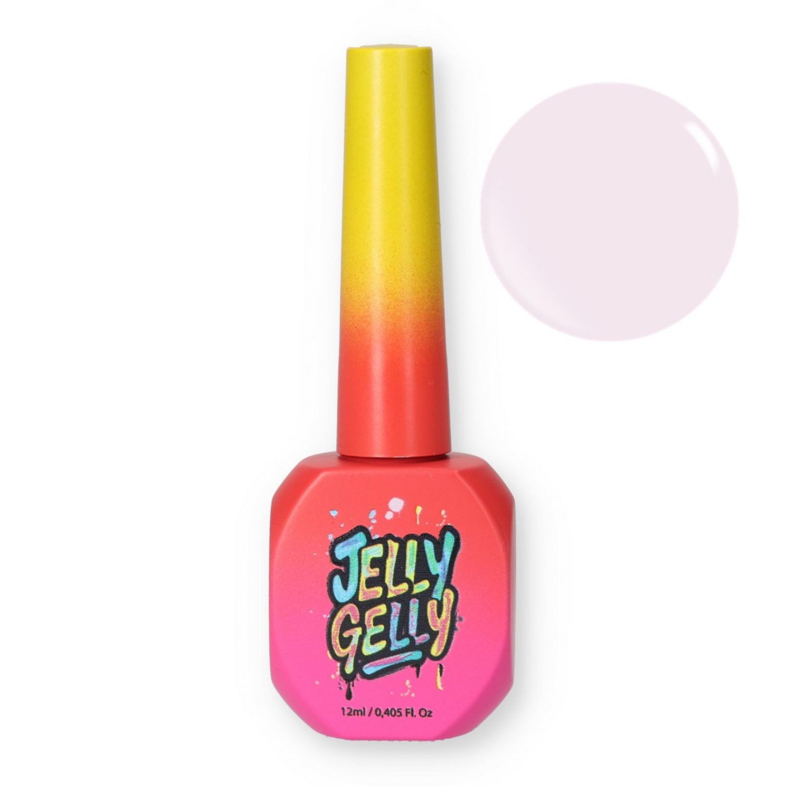 Jelly Gelly Top Coat Milky 12ml TPO/HEMA FREE - NaguLakavimas.lt